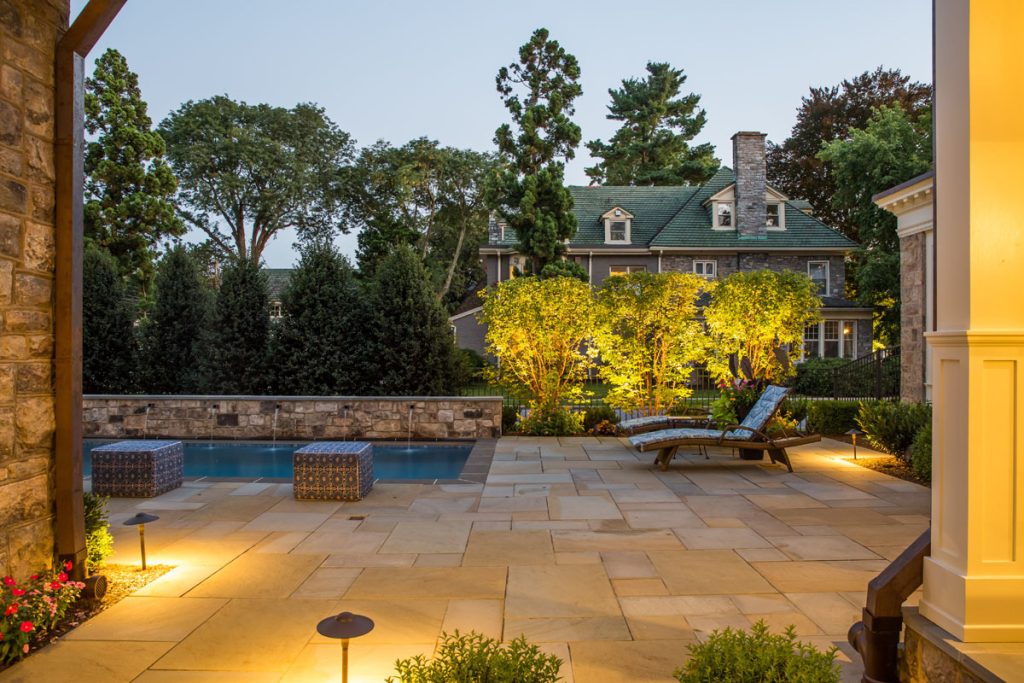 Historic Riverfront Stone House with Traditional Landscaping