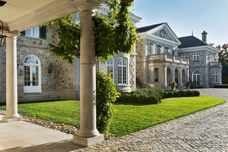 French Country Stone House on the Connecticut Waterfront