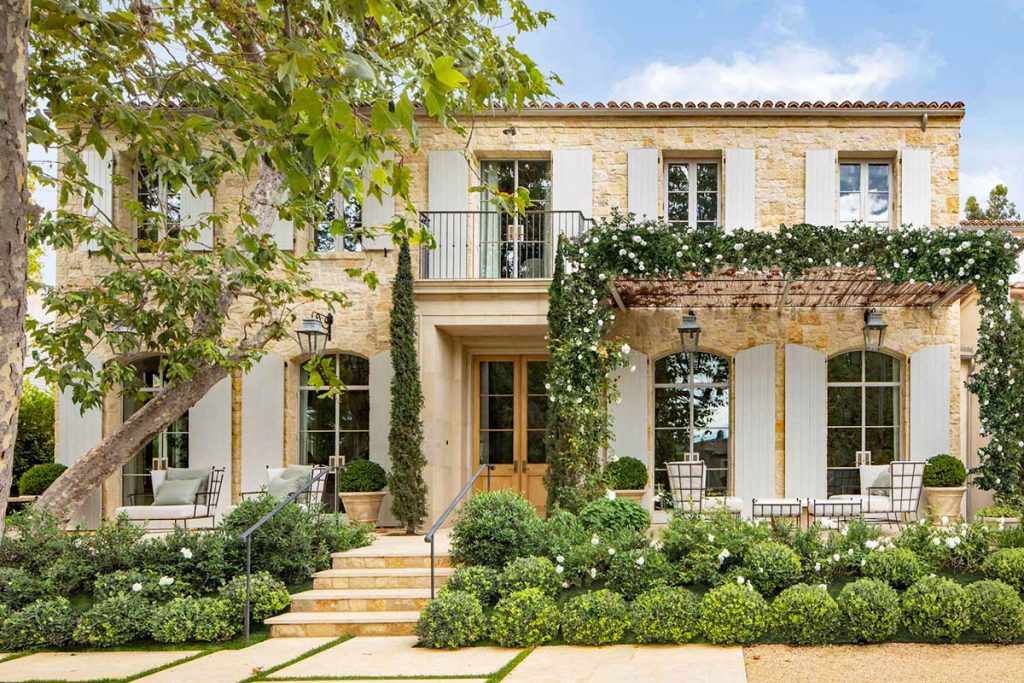 Romantic Provençal Style Stone House in Southern California