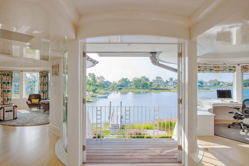 Step Inside this Unique Home with a Glass Rotunda Library