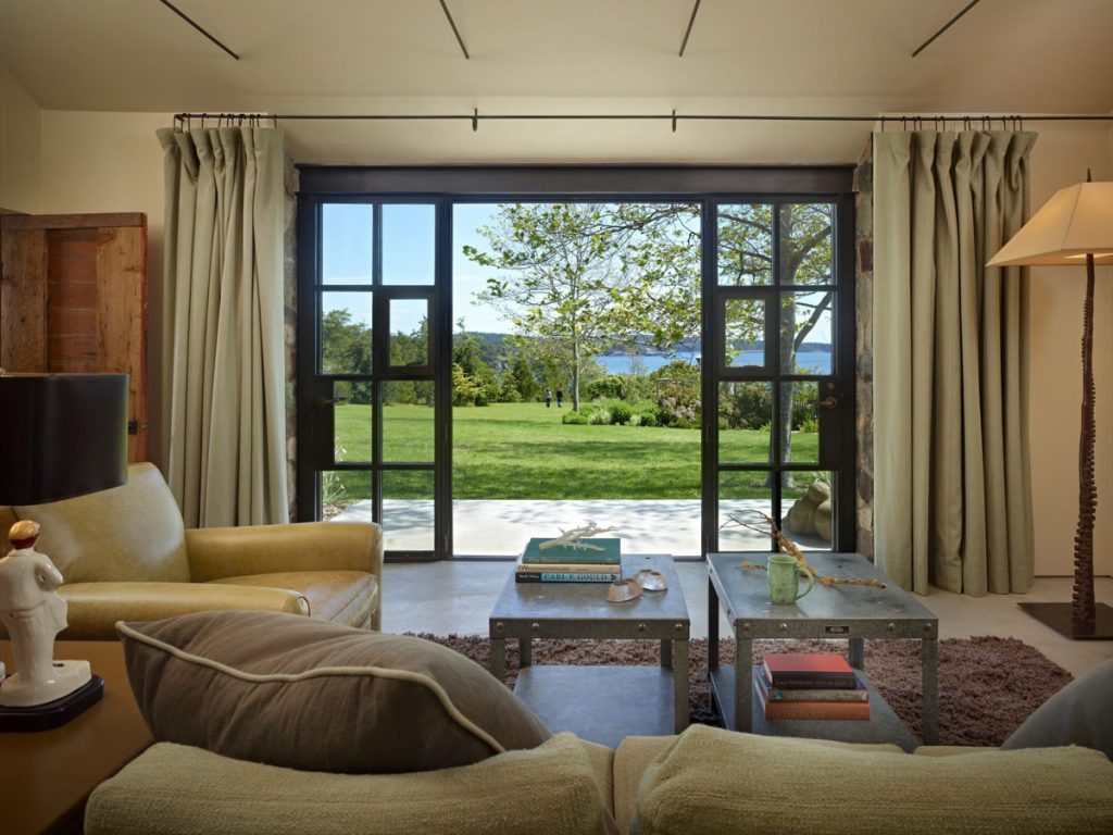 Rustic Guest Studio Cottage with Fieldstone Exterior