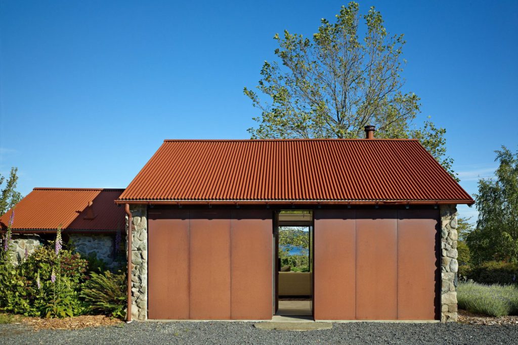 Rustic Guest Studio Cottage with Fieldstone Exterior