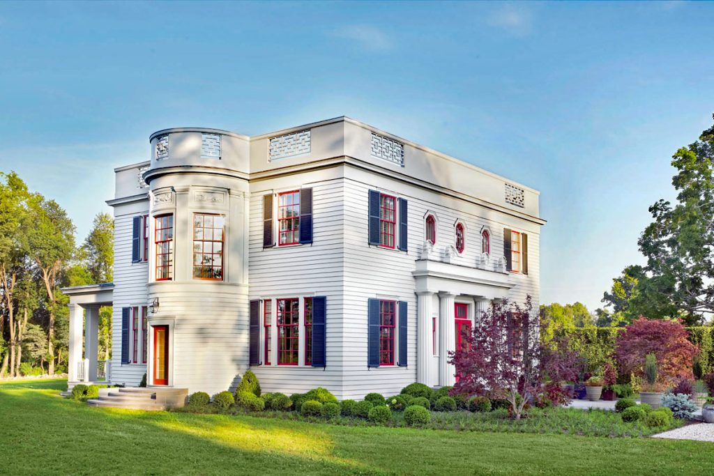 Elegant Greek Revival Dream House with a Modern Twist