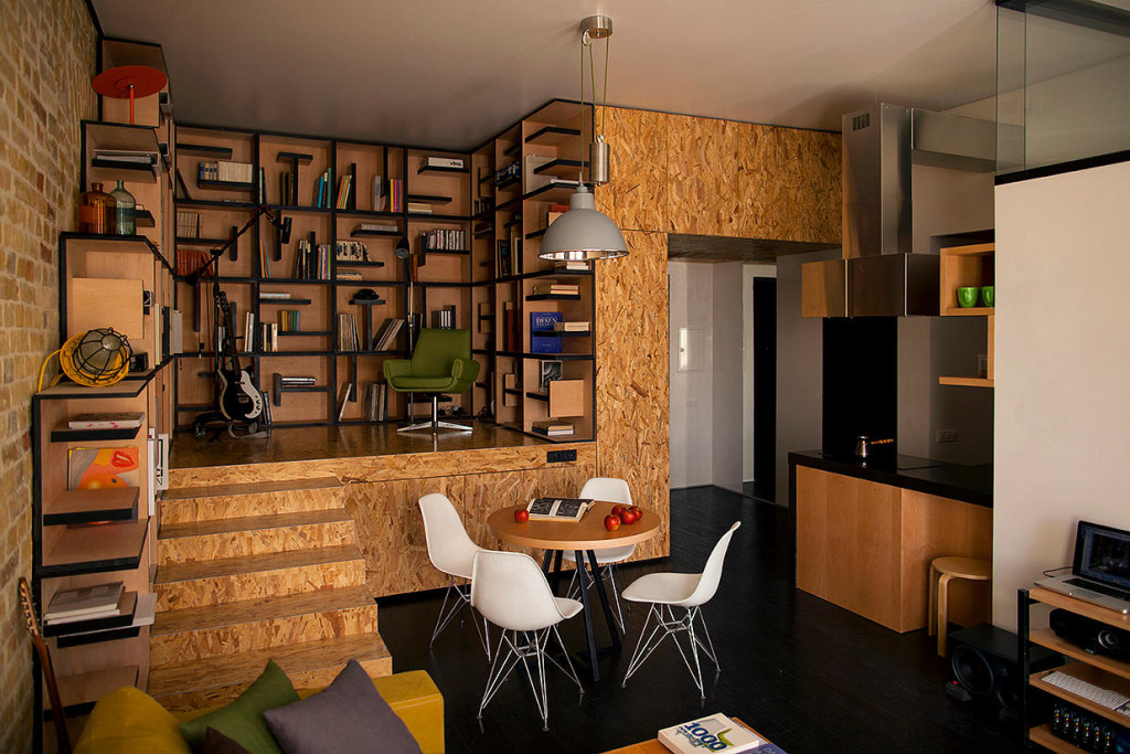 Small Square Loft Apartment With Efficient Layout And Smooth Energy Flow