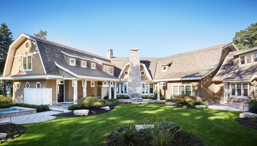 Timeless Gambrel Style Beach House with Curb Appeal