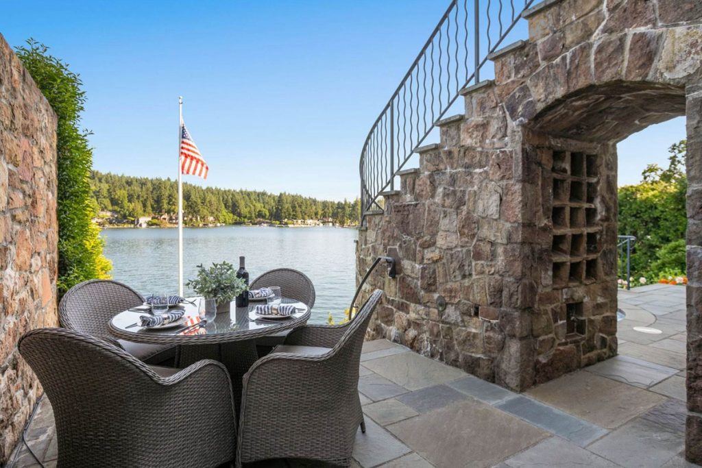 Chateau-Style Home Captures the Romance of Lakeside Living