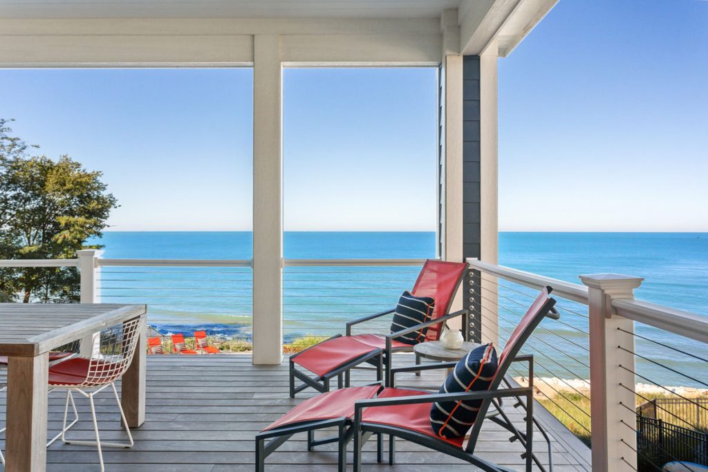 Gorgeous Lakefront Custom Home on Lake Michigan