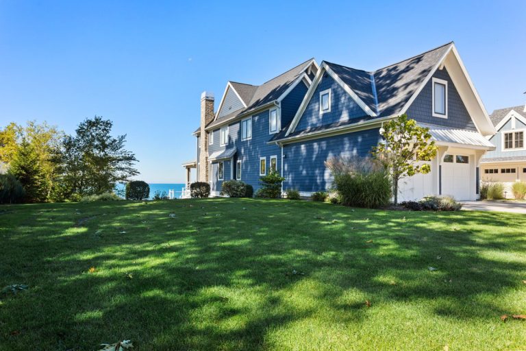 Gorgeous Lakefront Custom Home on Lake Michigan