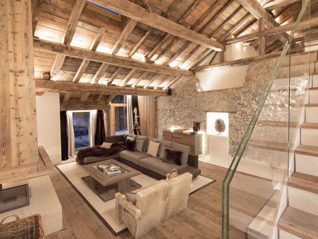 Restored 17th Century Alpine Stone House in Switzerland with Modern ...