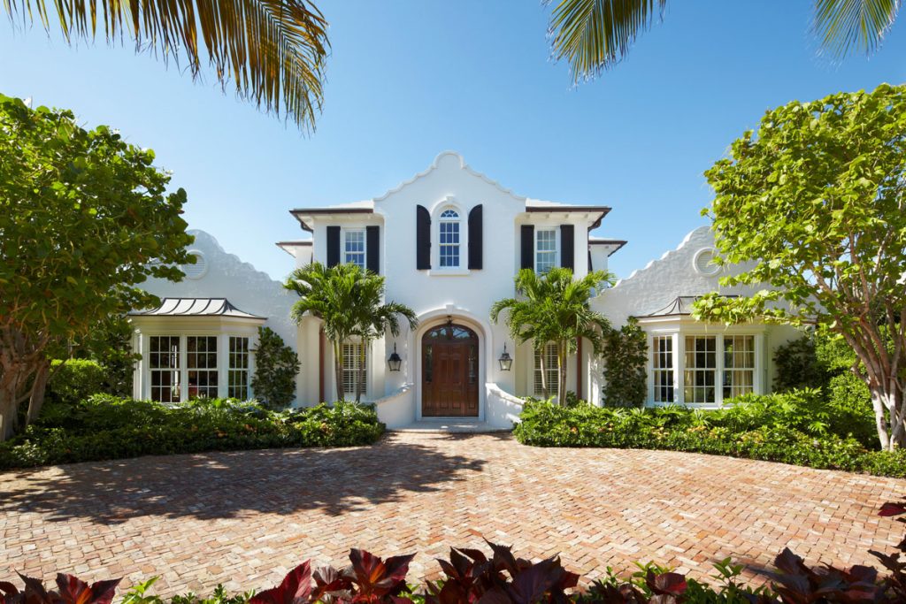 Elegant Dutch Colonial Beach Home with Bermuda Style Influence