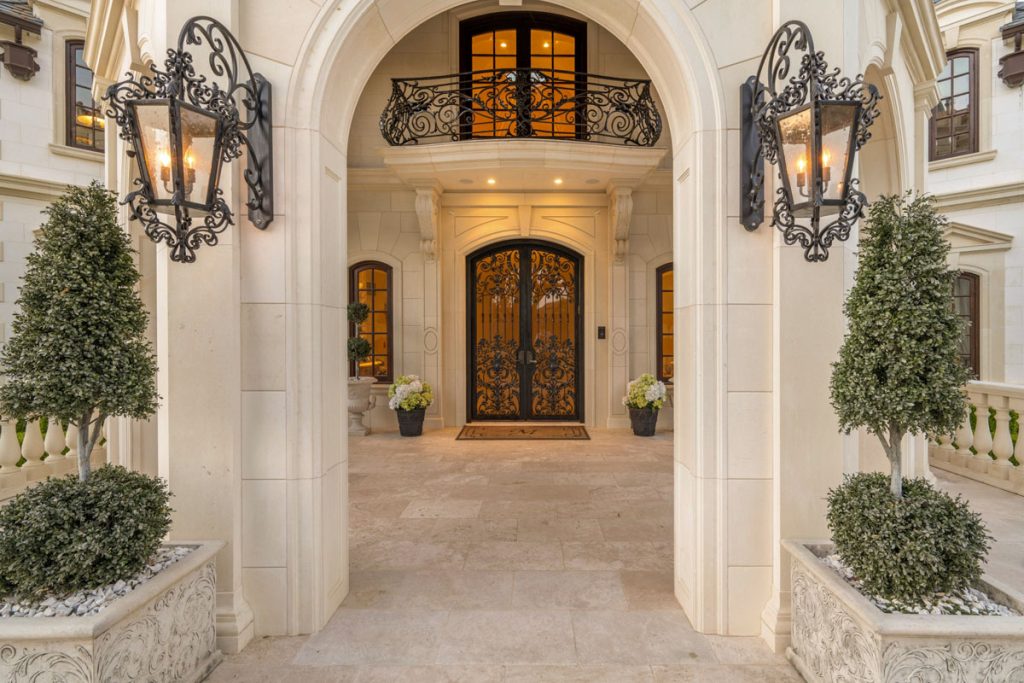 Classical French Style Estate on Lushly Landscaped Grounds