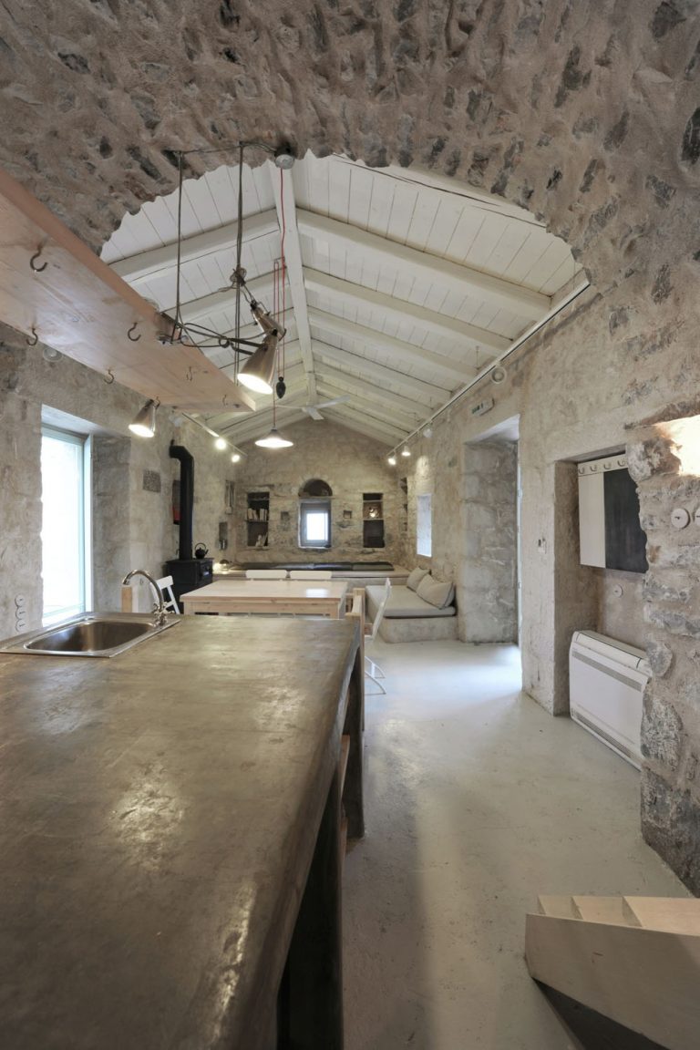 Historical Stone Building In Greece Transformed Into Contemporary ...