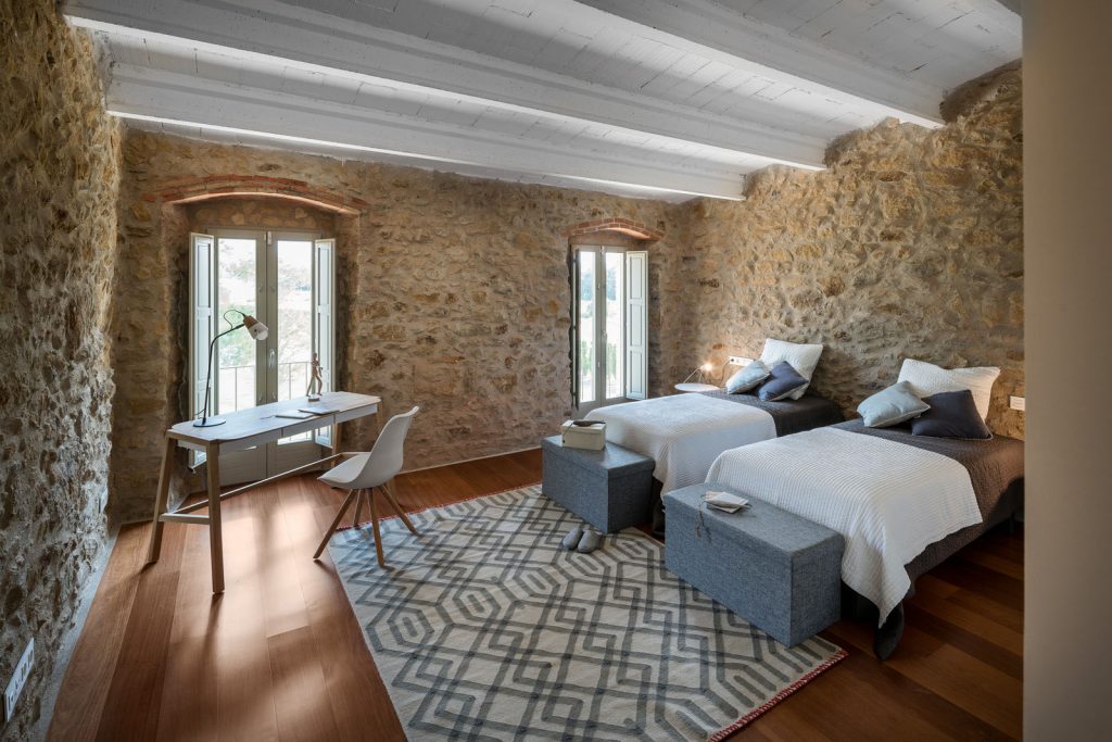 An Ancient Stone Manor Transformed Into A Rustic Contemporary Country ...
