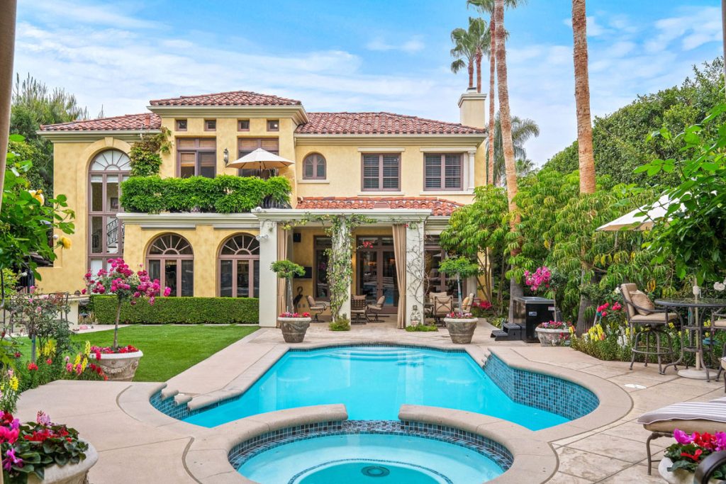 Spanish Colonial Estate with Private Backyard Paradise