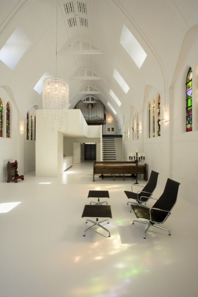Minimalist Church Conversion Home