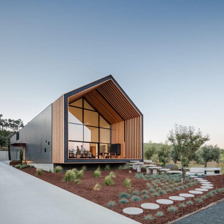 Geometric Proportional House Built on a Rectangular Piece of Land ...