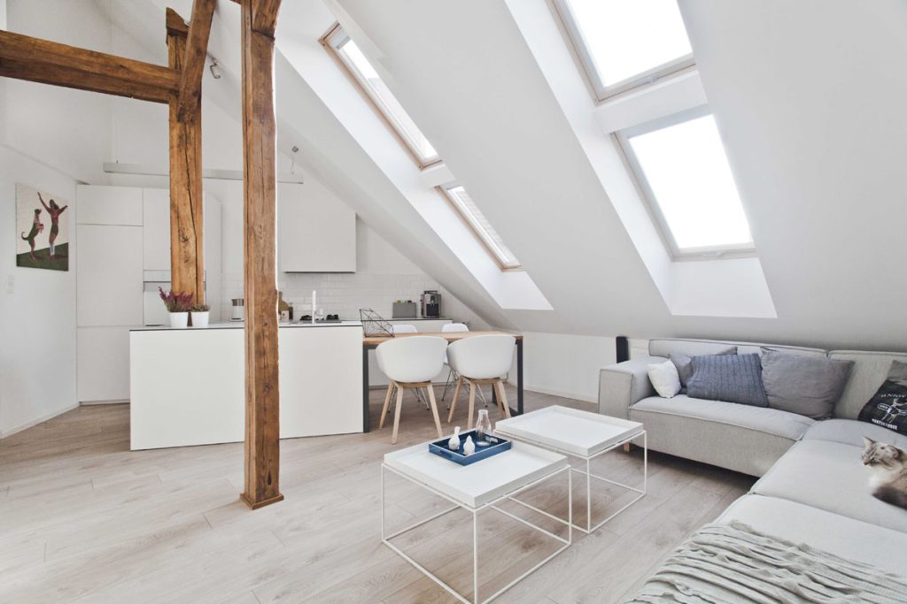 Renovated Attic Studio Loft Apartment with Rustic Charm
