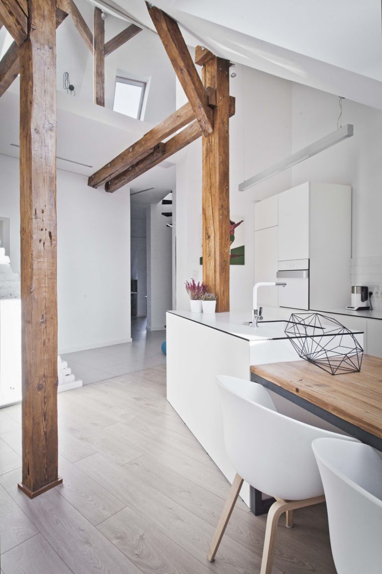 Renovated Attic Studio Loft Apartment with Rustic Charm