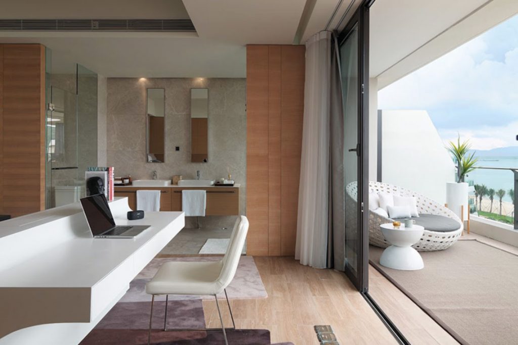 Stylish Modern Apartment in Southern China with Mountain and Sea Views ...