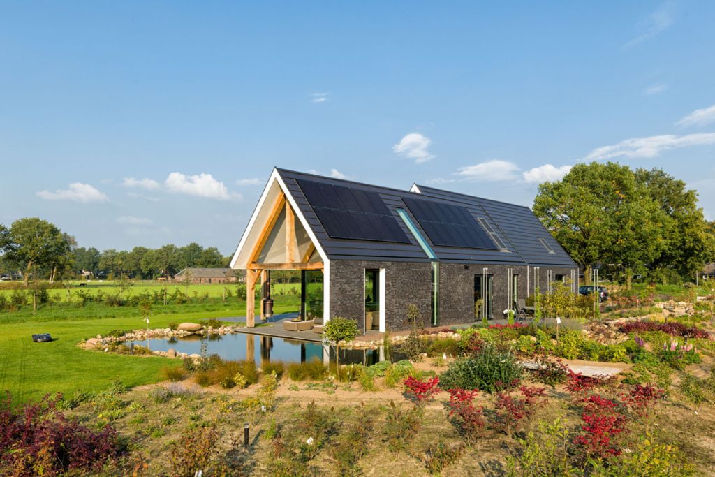 Minimalist Modern Country Villa in a Rural Setting