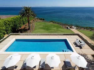 Post-Modern Contemporary Oceanfront Mansion in Santa Barbara