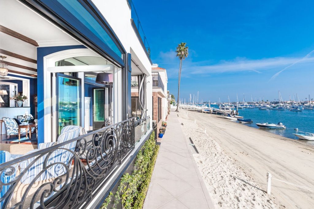 Lido Isle Luxuriously Crafted Bayfront Home with Amazing View