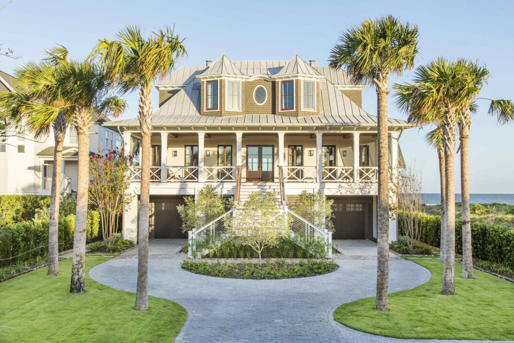 Rustic Modern Beachfront Oasis with Caribbean Lowcountry Style Architecture