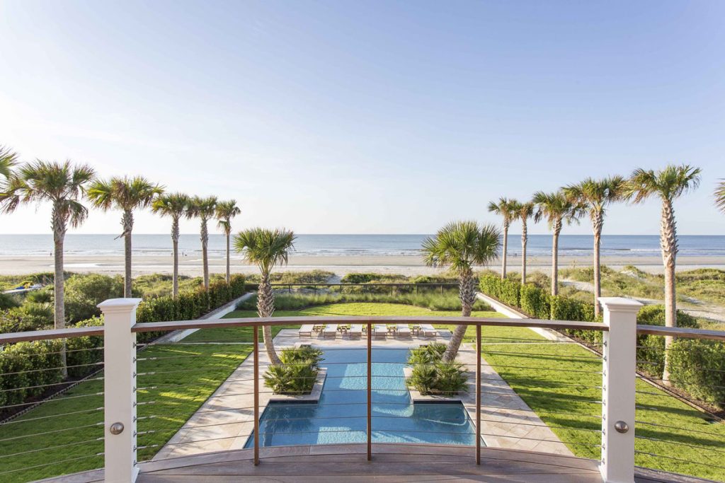 Rustic Modern Beachfront Oasis with Caribbean Lowcountry Style Architecture