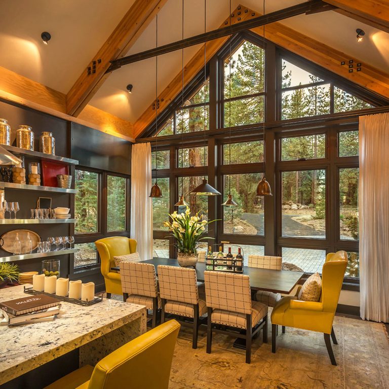 Classic Tahoe Style Rustic Mountain Lodge with Modern Flair