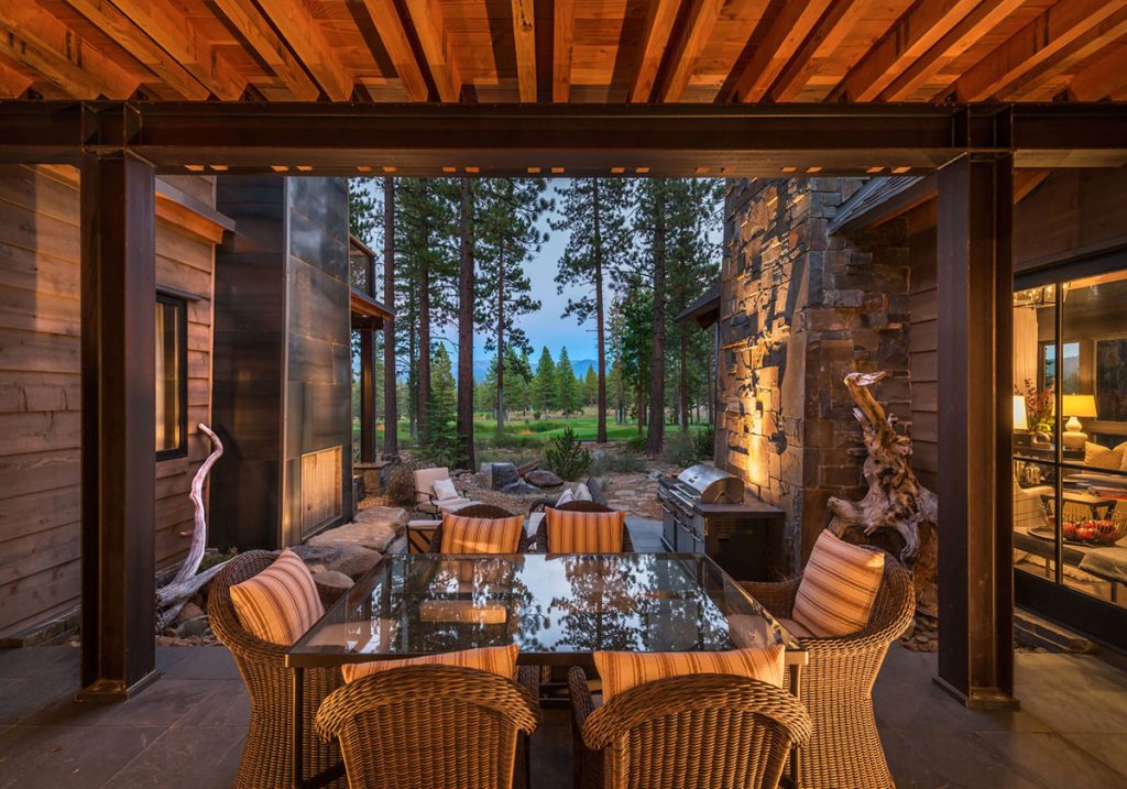 Classic Tahoe Style Rustic Mountain Lodge with Modern Flair