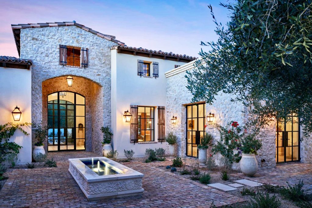 Stone Villa with Rustic Country Charm and Modern Elegance