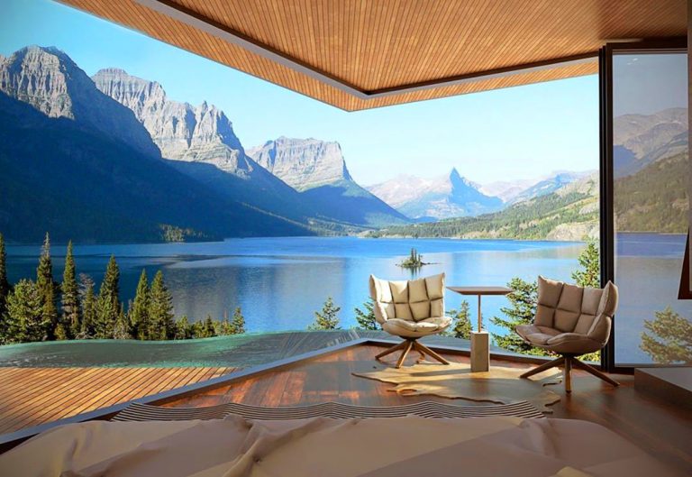 Living in Paradise: Rendering of a Dream Mountain Eco Resort ...