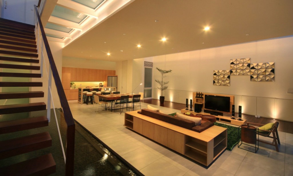 Narrow House Maximizes Space On Three Floors | iDesignArch | Interior ...