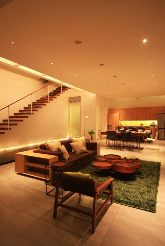 Narrow House Maximizes Space On Three Floors | iDesignArch | Interior ...