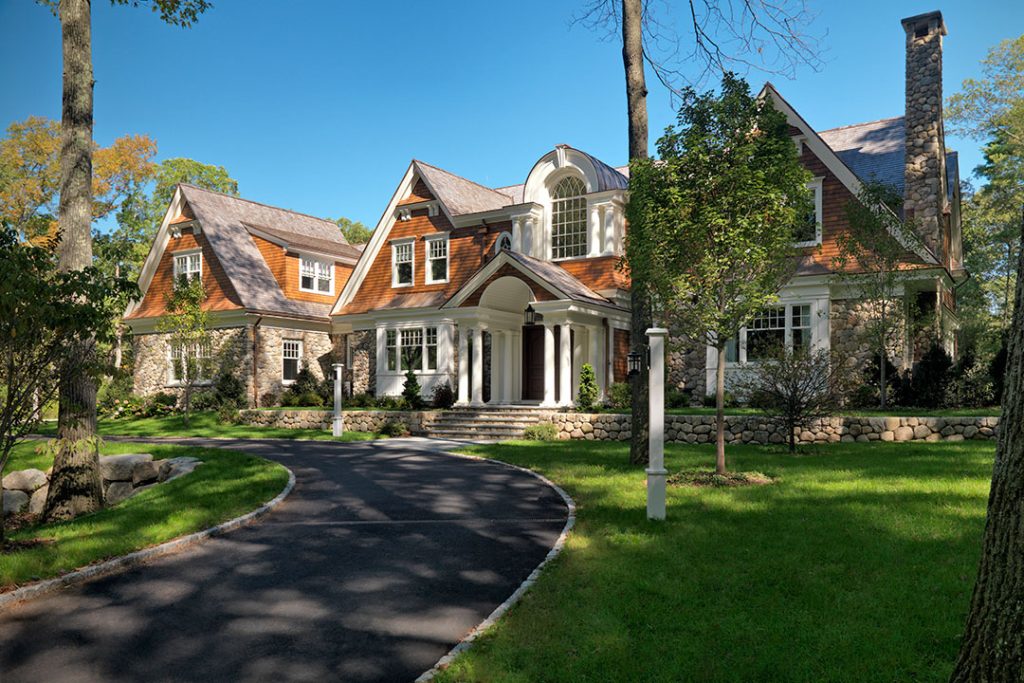Classic Shingle-Style Mansion with Traditional New England Influence