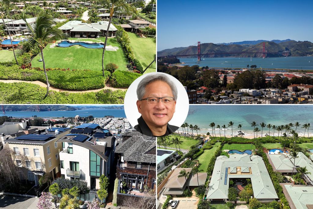 Jensen Huang’s Real Estate Portfolio in California & Hawaii