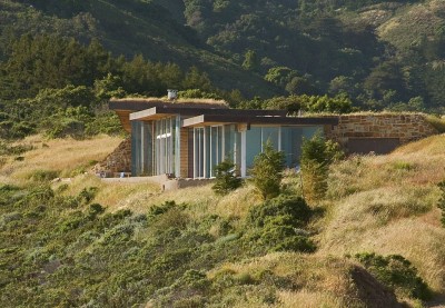 Rustic Modern House Overlooking The Ocean In Big Sur | iDesignArch ...