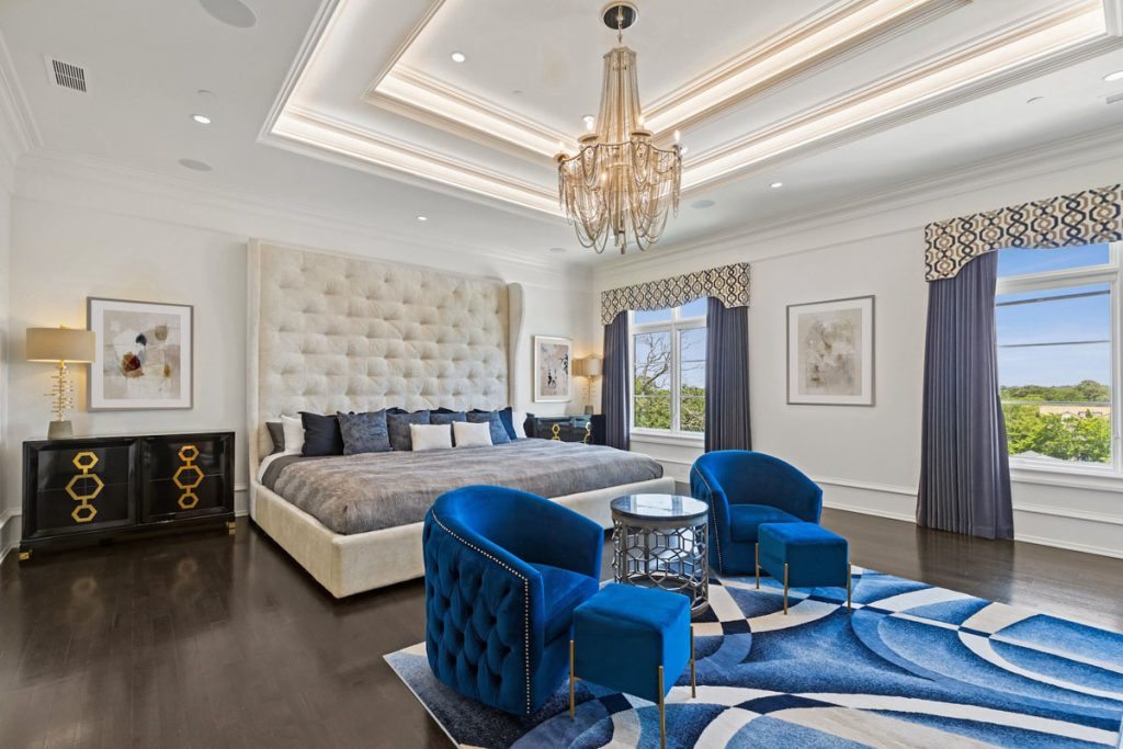 Transitional Mediterranean Home with Symmetrical Architecture