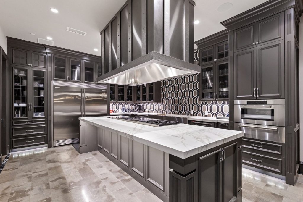 Transitional Mediterranean Home with Symmetrical Architecture