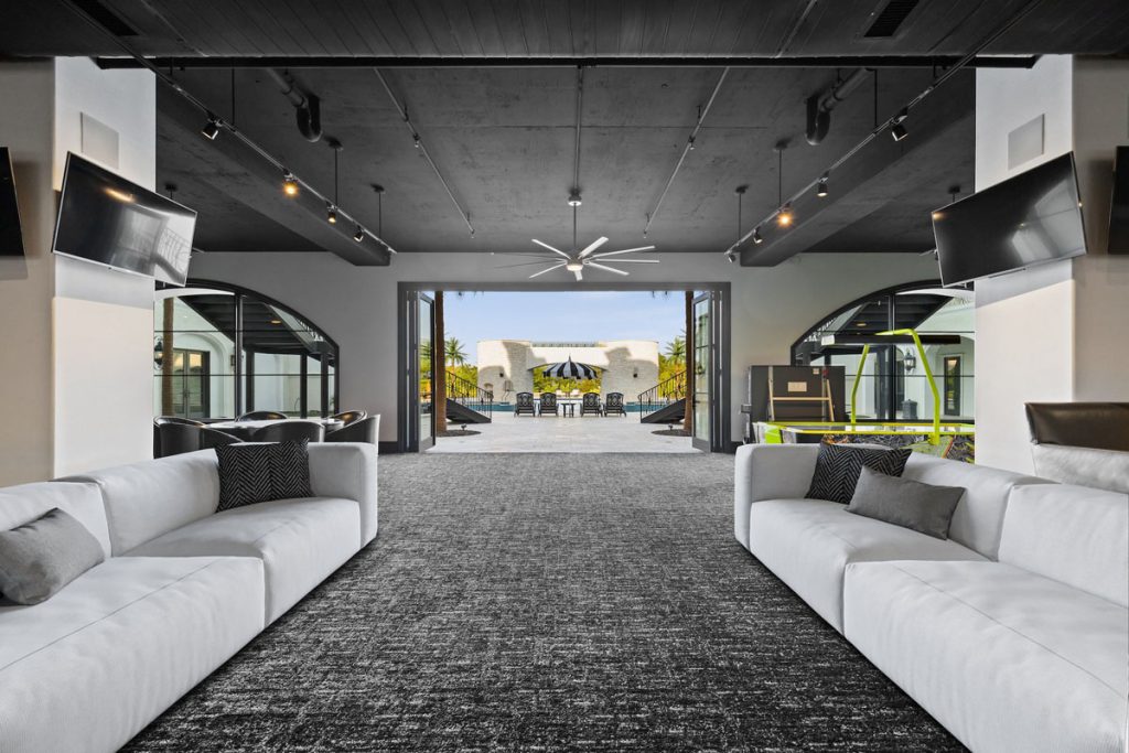 Transitional Mediterranean Home with Symmetrical Architecture