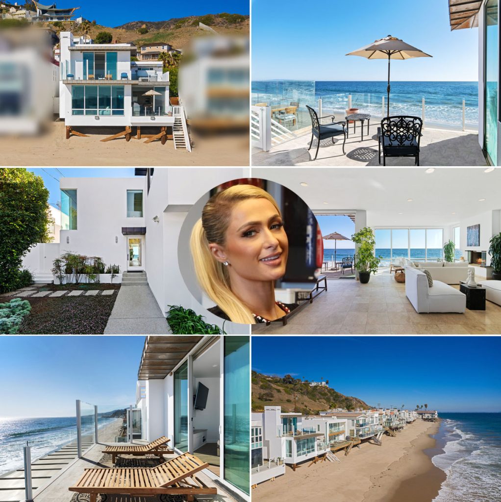 Inside Paris Hilton’s Malibu Beachfront Glass Mansion