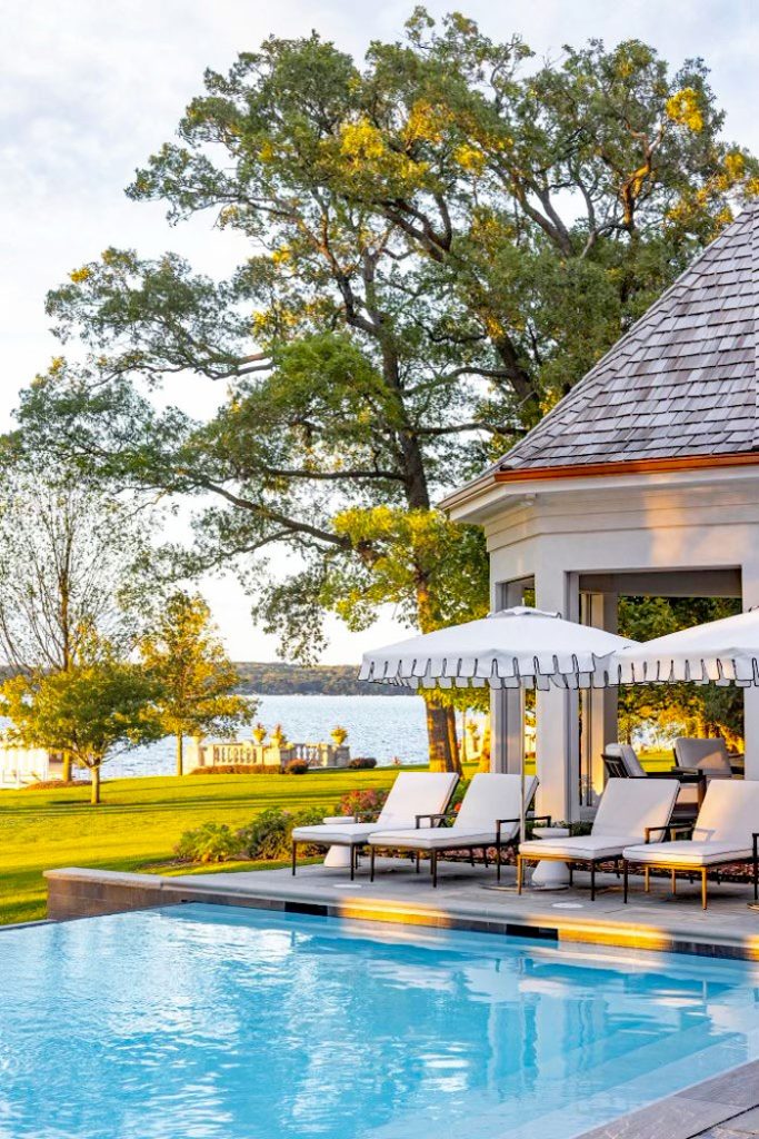 Timeless Lakeside Dream Home with Beautiful Outdoor Spaces