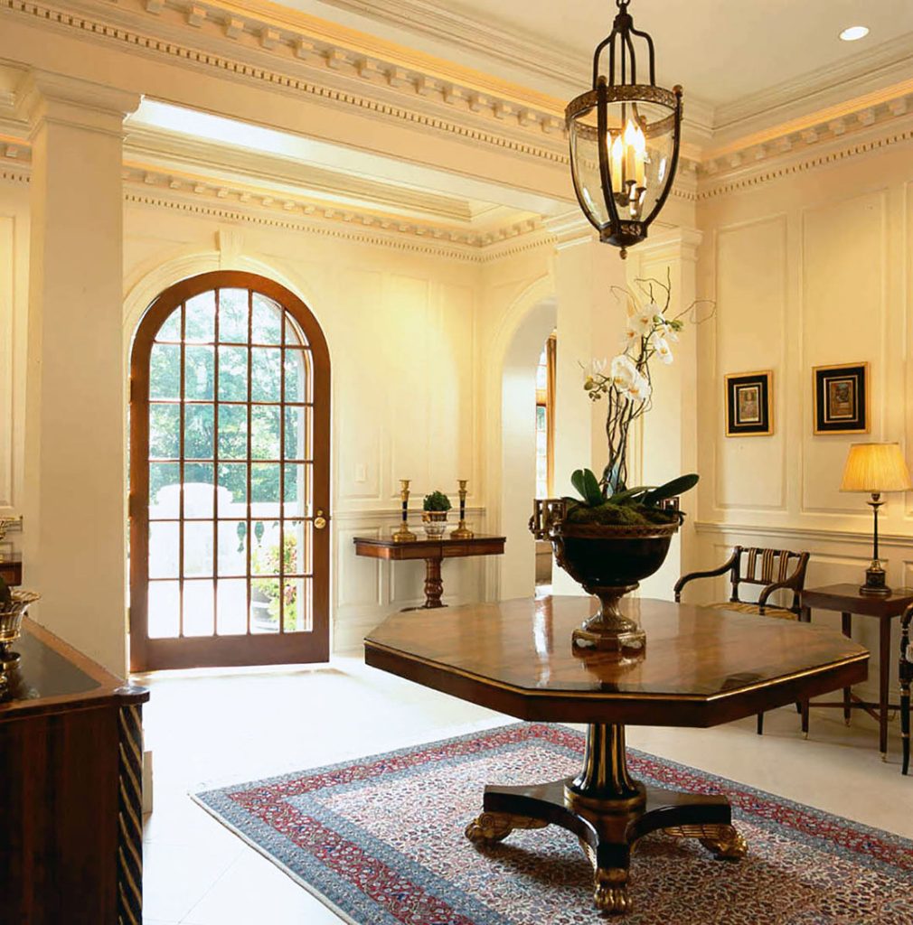 Grand Private Home Library in a New England Hillside Mansion