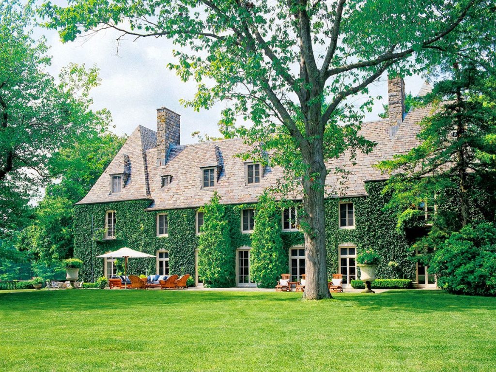 Inside Ralph Lauren’s Bedford Norman-Style Stone Manor
