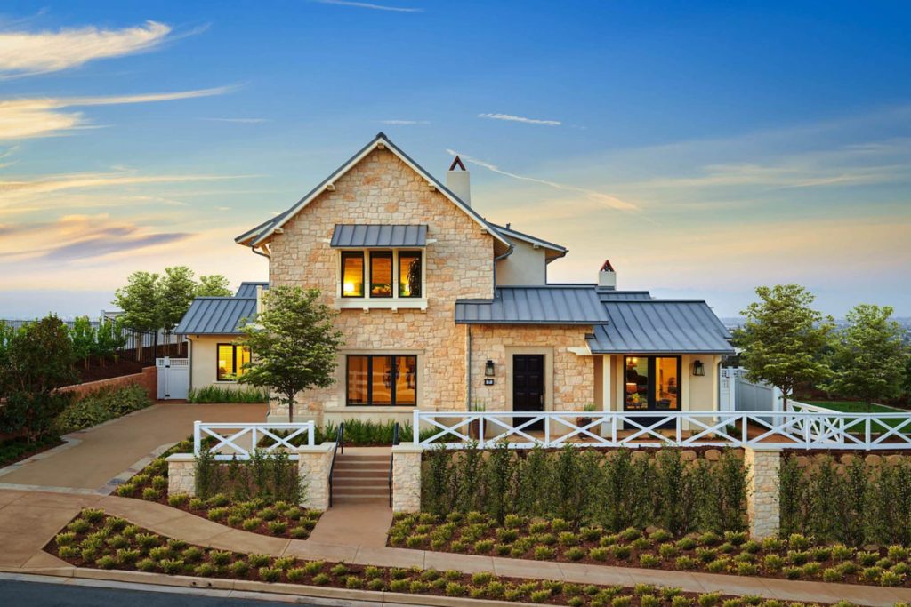 Modern Ranch Style Stone House on Palos Verdes Peninsula