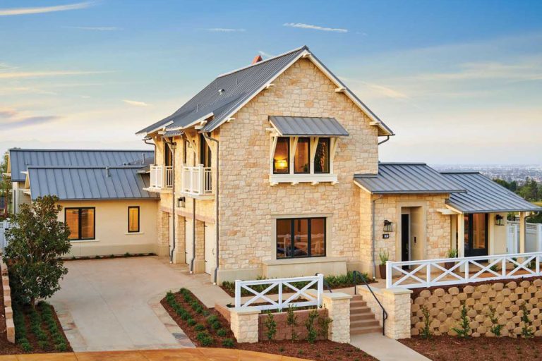 Modern Ranch Style Stone House on Palos Verdes Peninsula