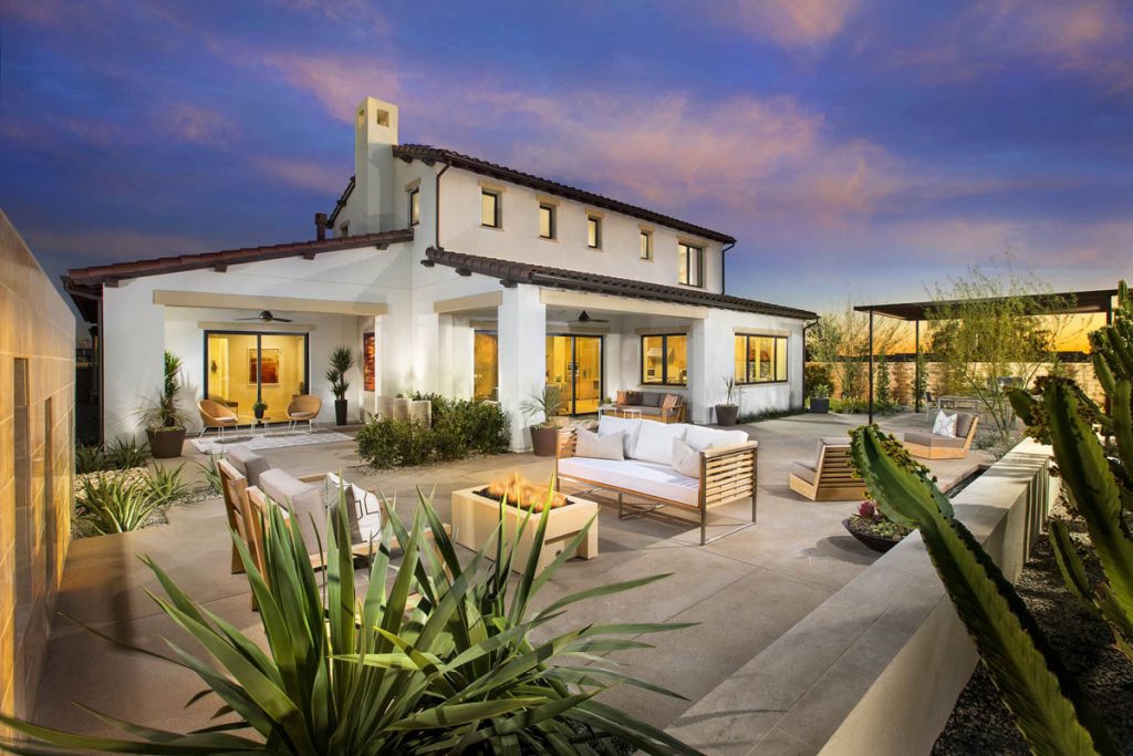 Classic Contemporary Spanish Style Courtyard House