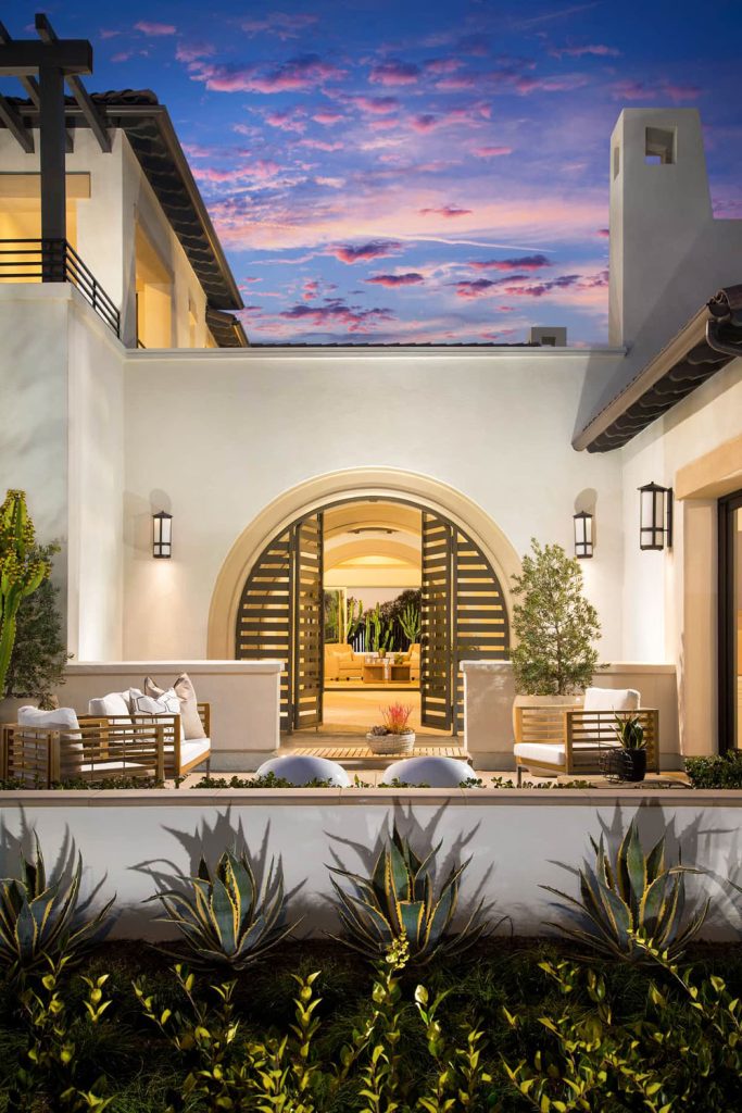 Classic Contemporary Spanish Style Courtyard House