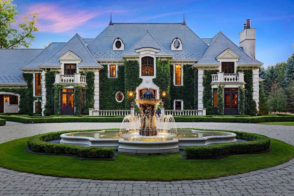 Timeless Classical French Style Country Villa in Minnesota