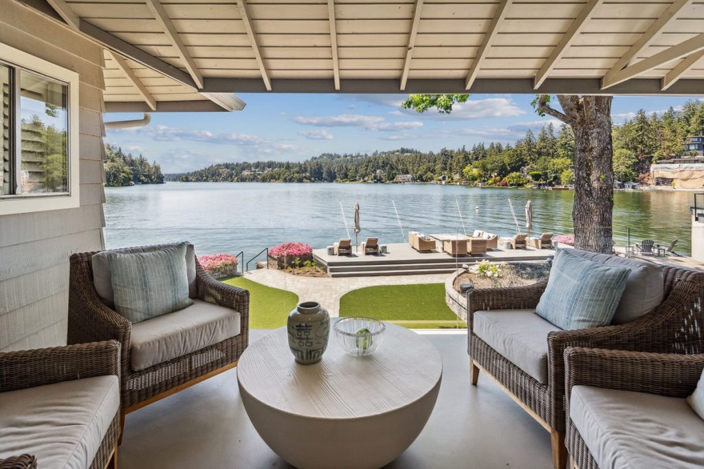 Lakefront Midcentury Modern Home with Coastal Vibe